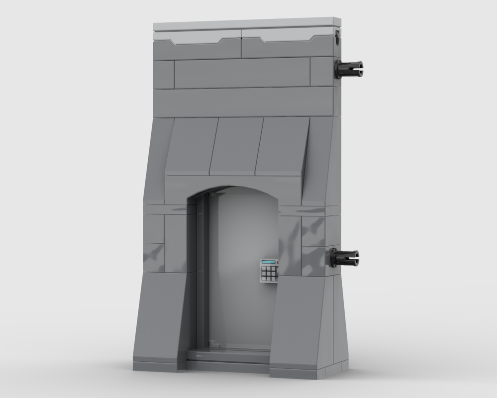 LEGO MOC Imperial wall - Door by mmskywalker | Rebrickable - Build with ...