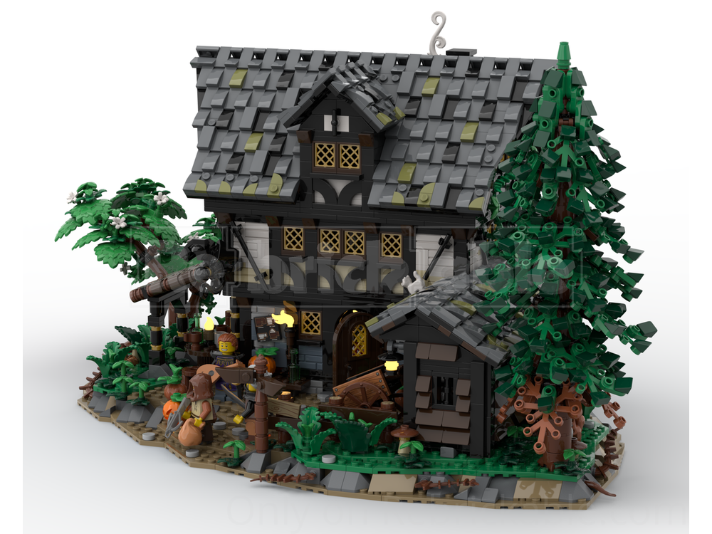LEGO MOC The Ragged Crow Inn by Brickjester | Rebrickable - Build with LEGO
