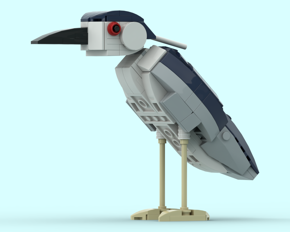LEGO MOC Night Heron by ayayop | Rebrickable - Build with LEGO