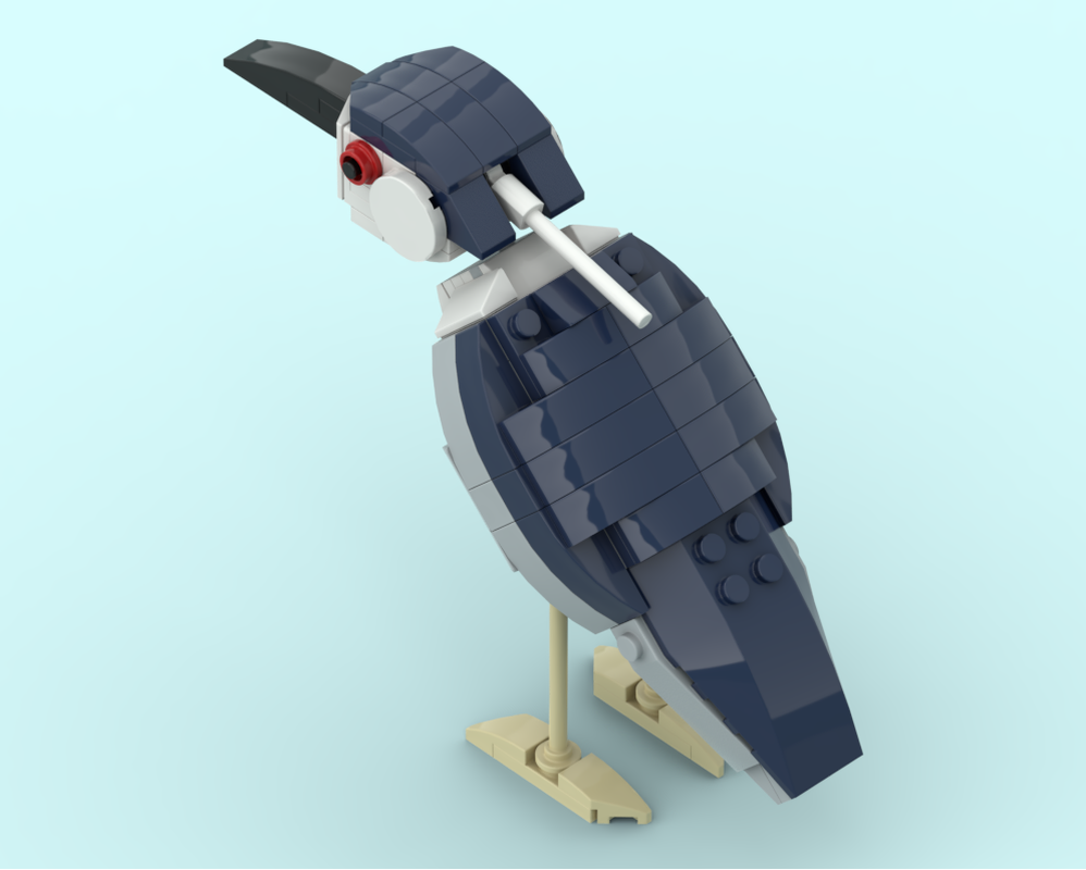 LEGO MOC Night Heron by ayayop | Rebrickable - Build with LEGO