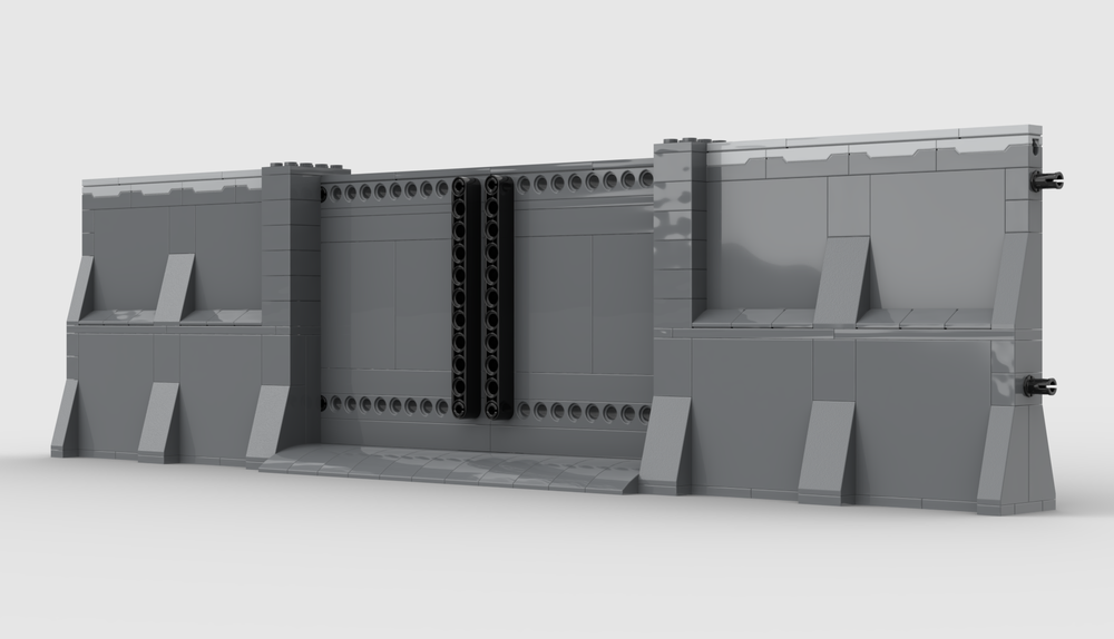 LEGO MOC Imperial Wall - Gate by mmskywalker | Rebrickable - Build with ...