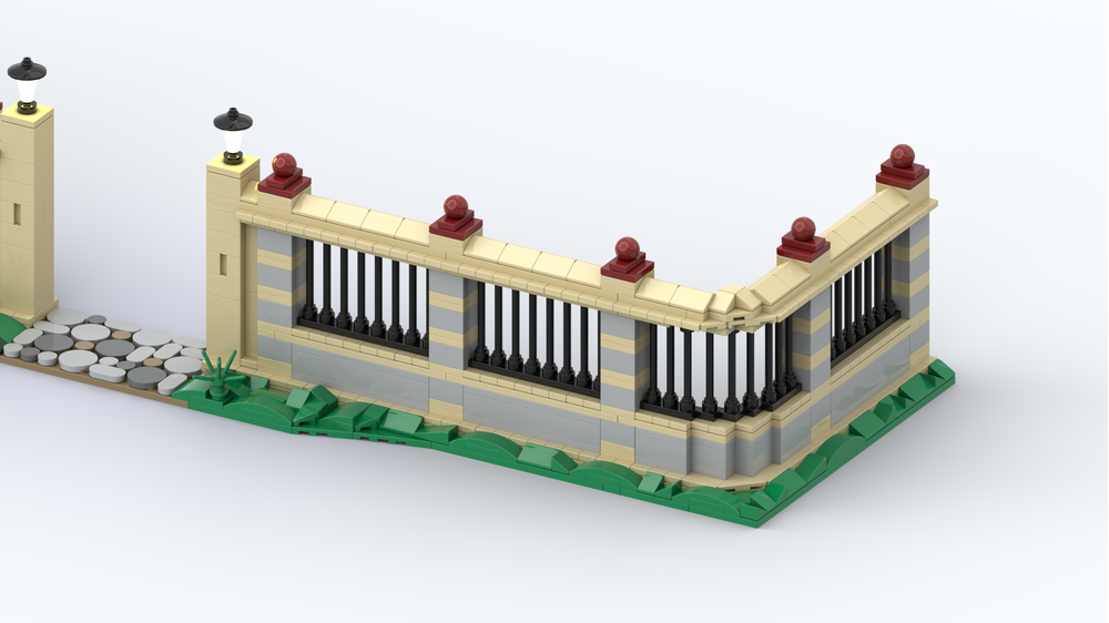 LEGO MOC Fence and rails by legoalfactotum | Rebrickable - Build with LEGO