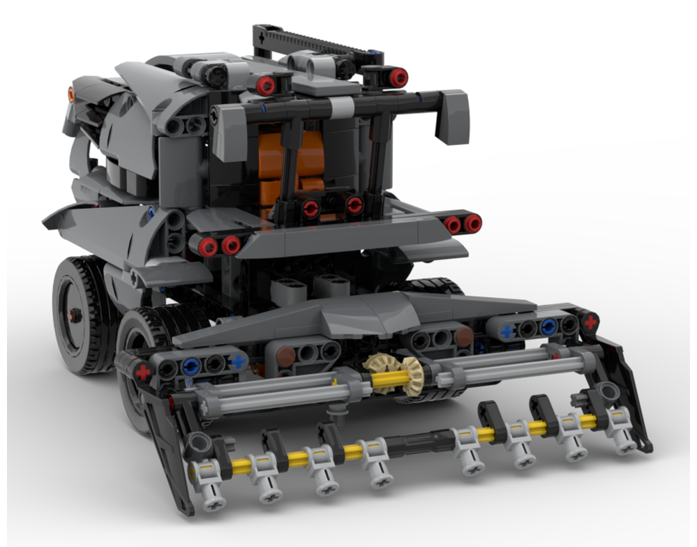 LEGO MOC-206912 42173 Gray combine harvester by XaeroZKota ...