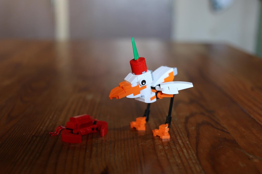 LEGO MOC Seagull and Crab by Kaen | Rebrickable - Build with LEGO
