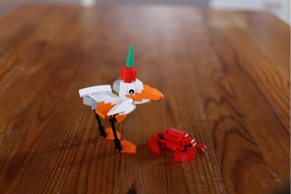 LEGO MOC Seagull and Crab by Kaen | Rebrickable - Build with LEGO