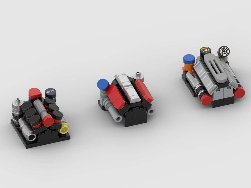LEGO MOC Car Engine Collection Volume 2 by MarkMOC71 | Rebrickable ...