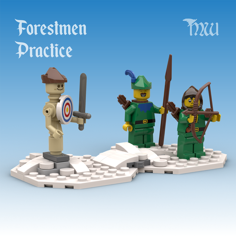 LEGO MOC Forestmen Practice by majistos.workshop | Rebrickable - Build ...