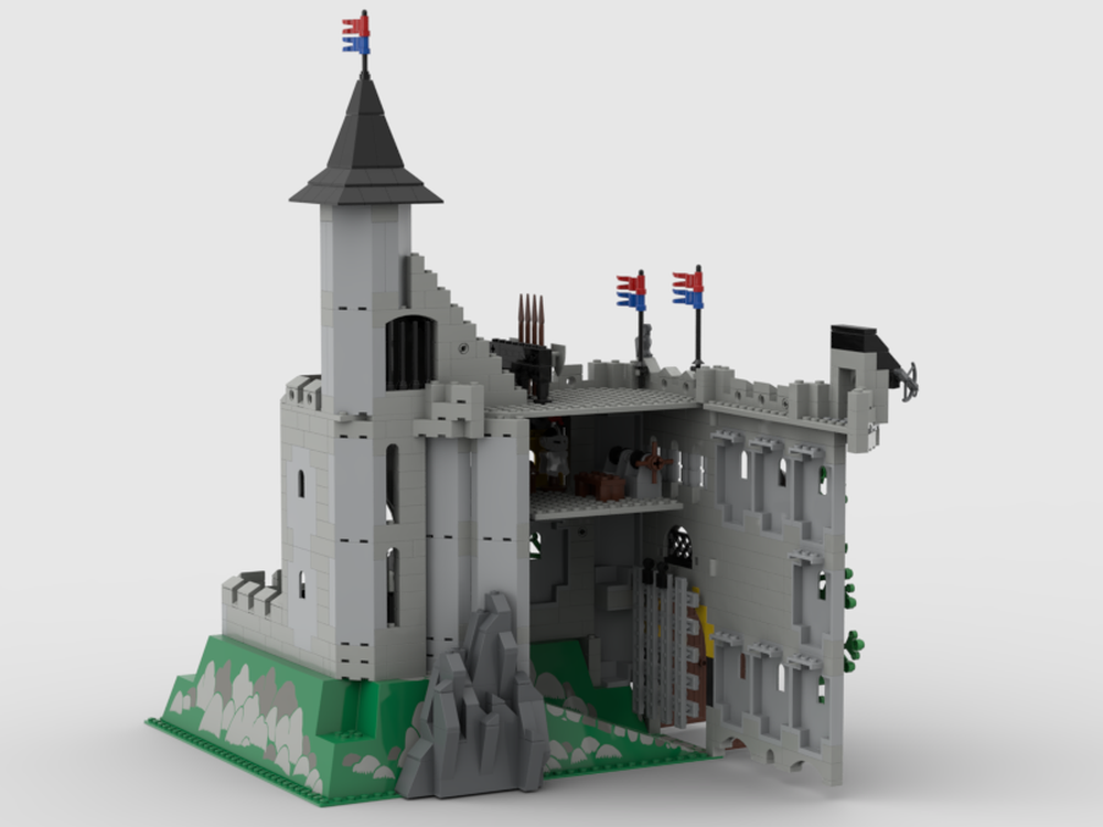 LEGO MOC Lion Knights Tower by carnby2000 | Rebrickable - Build with LEGO