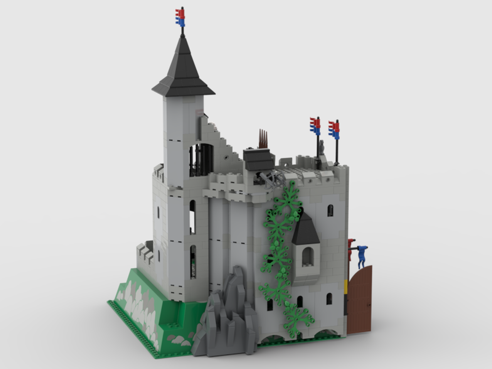 LEGO MOC-206921 Lion Knights Tower by carnby2000 | Rebrickable - Build ...