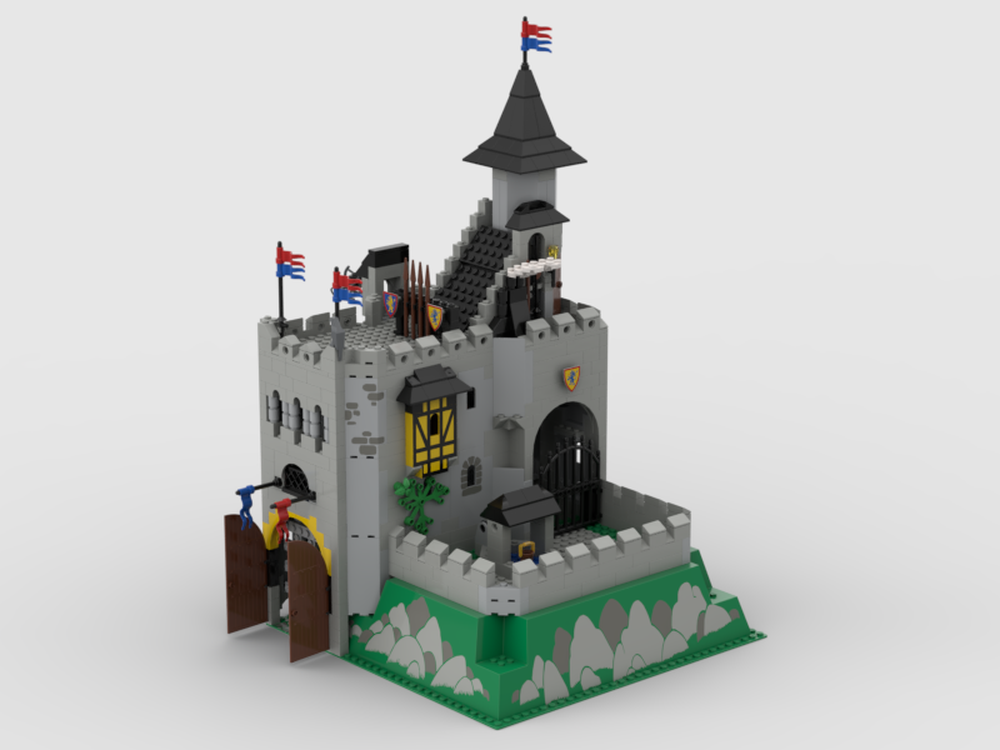 LEGO MOC Lion Knights Tower by carnby2000 | Rebrickable - Build with LEGO