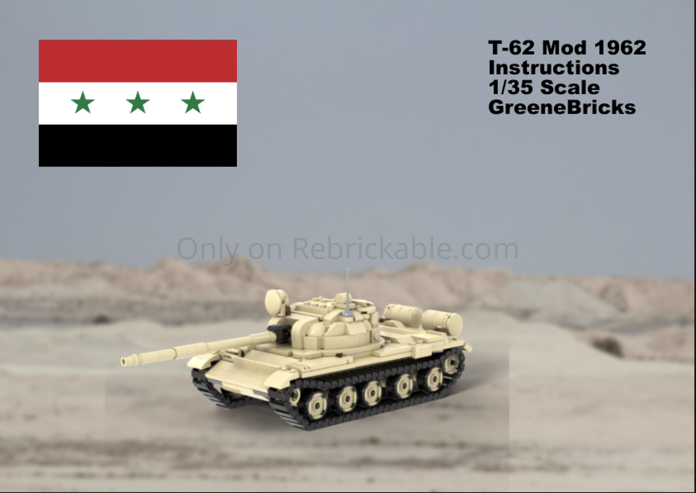 LEGO MOC T-62 Mod 1962 (Iraq) by GreeneBricks | Rebrickable - Build ...