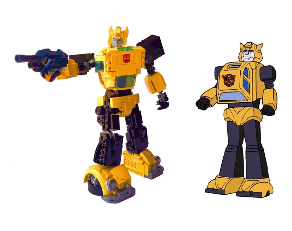 LEGO MOC Bumblebee G1 Robot Mode 10338 Alt Build by WillsBuilds ...