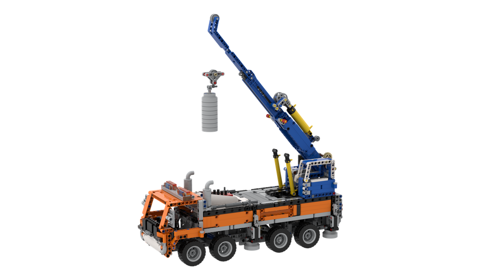 Lego Moc 42128 Mobile Crane By Rinivandongen Rebrickable Build With