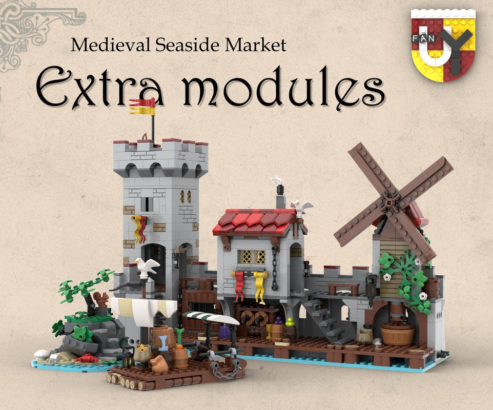 LEGO MOC Medieval Seaside Market Extra Modules by bricks_fan_uy ...