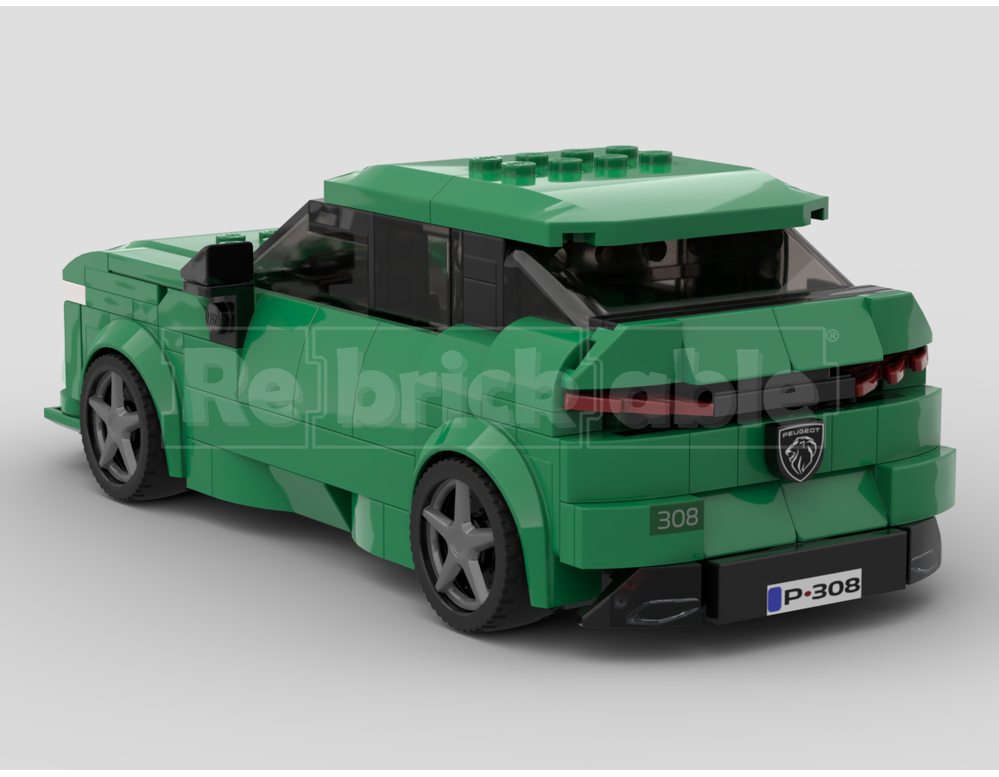 LEGO MOC-206940 Peugeot 308 III P5 Hatchback by kjuraszek | Rebrickable ...