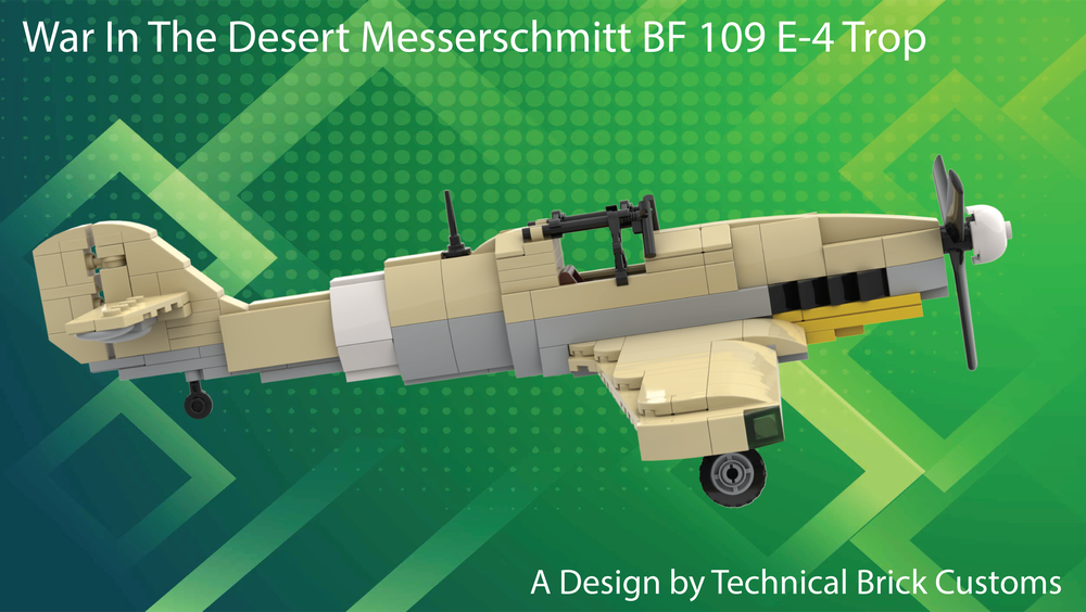 LEGO MOC War In The Desert: Messerschmitt BF 109 E-4 Trop by ...