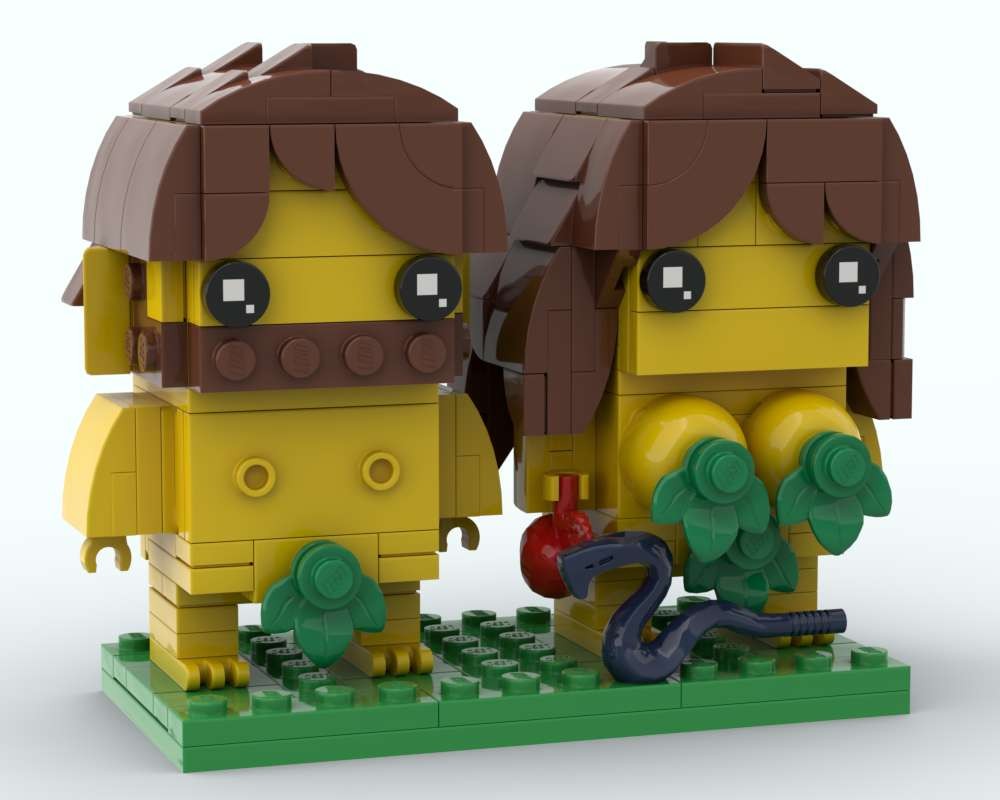 LEGO MOC Adam & Eve by Andreas_Eldh | Rebrickable - Build with LEGO
