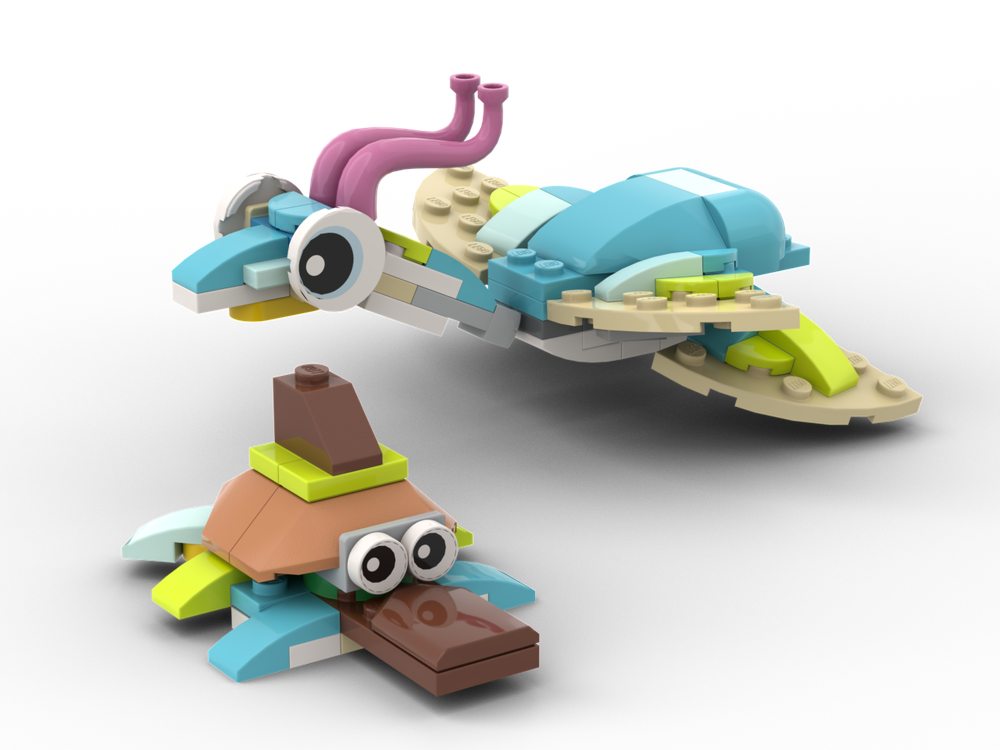 LEGO MOC Avatar sea creatures by zek.ocean | Rebrickable - Build with LEGO