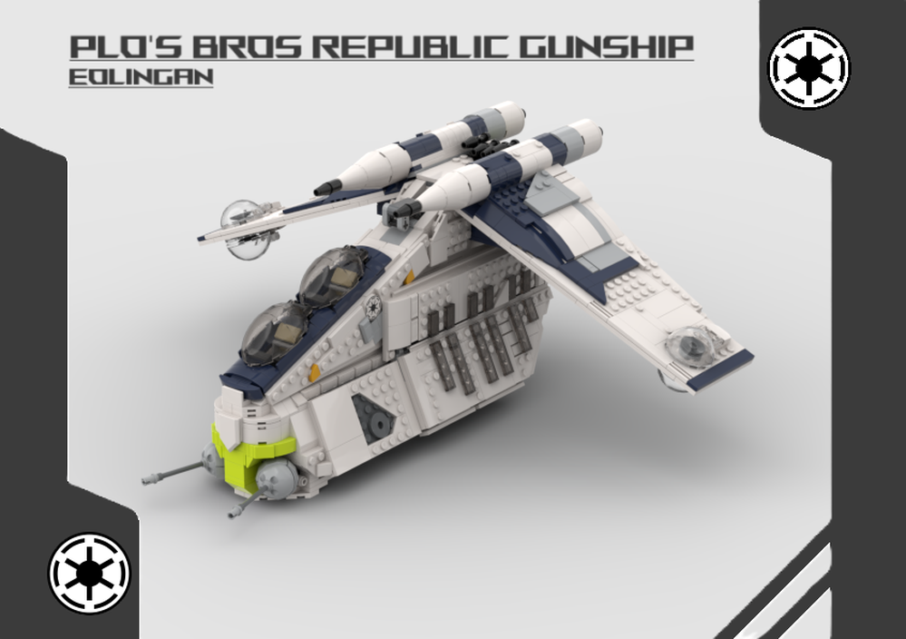 LEGO MOC Republic Gunship - Clone Wars/Plo's Bros by Eolingan ...
