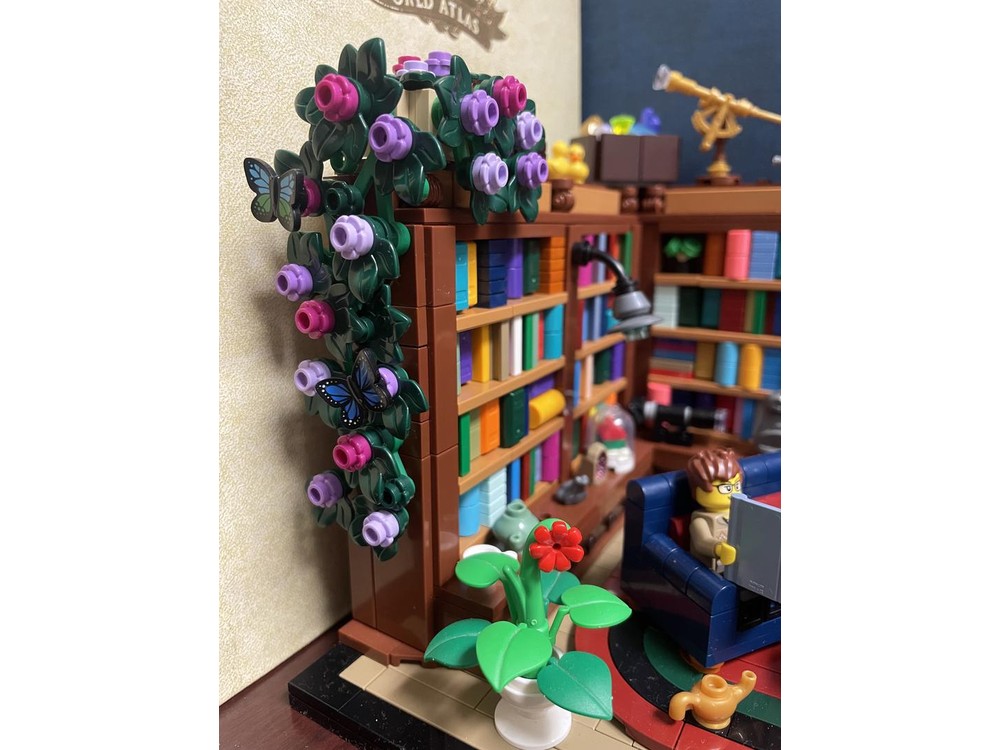 LEGO MOC Cozy Lego Library by kiwipixi42 | Rebrickable - Build with LEGO