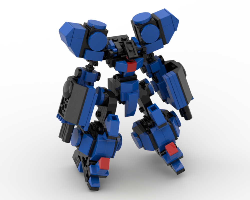 LEGO MOC Lego Mecha Robot Steel Blue by Leo Bien Hoa | Rebrickable ...