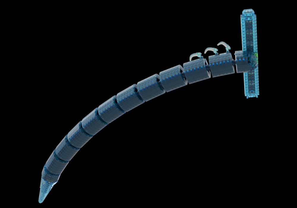 LEGO MOC Ghost Leviathan from Subnautica by OrchardBuilds | Rebrickable ...