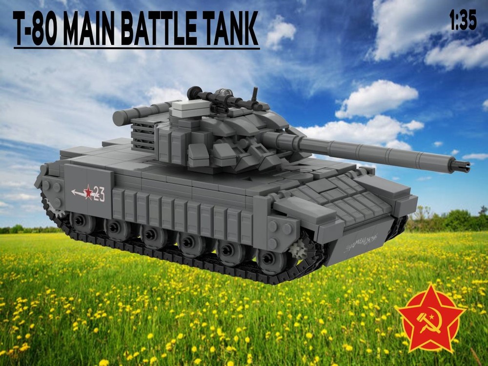 LEGO MOC T-80 tank by brickperson | Rebrickable - Build with LEGO