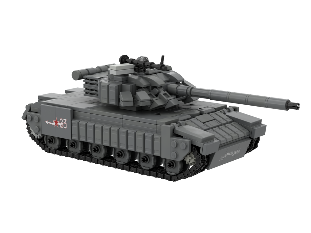 LEGO MOC T-80 tank by brickperson | Rebrickable - Build with LEGO