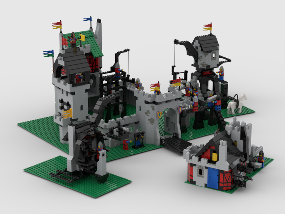 LEGO MOC Medieval Construction Site by carnby2000 | Rebrickable - Build ...