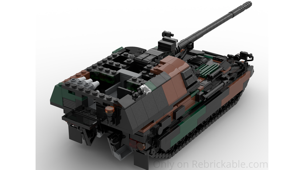 LEGO MOC-206997 PZH 2000 Howitzer by DipsyM88 | Rebrickable - Build ...