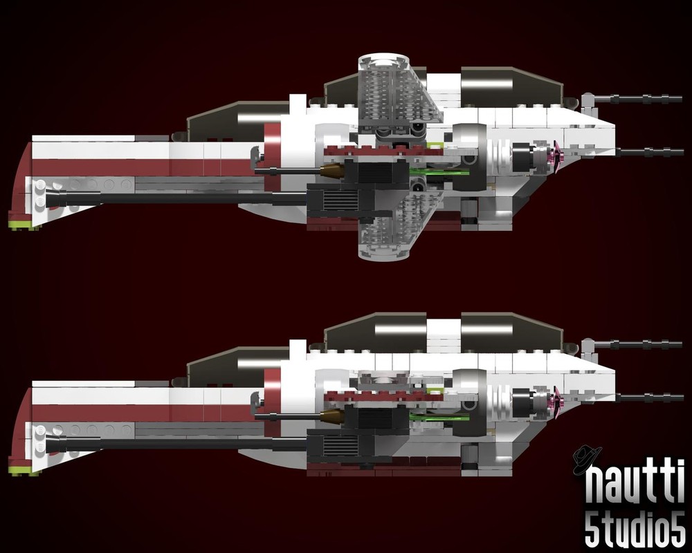 LEGO MOC ARC-170 (75402 wing upgrade) by hautti5 | Rebrickable - Build ...