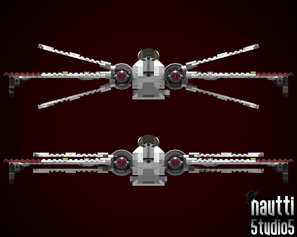 LEGO MOC ARC-170 (75402 wing upgrade) by hautti5 | Rebrickable - Build ...