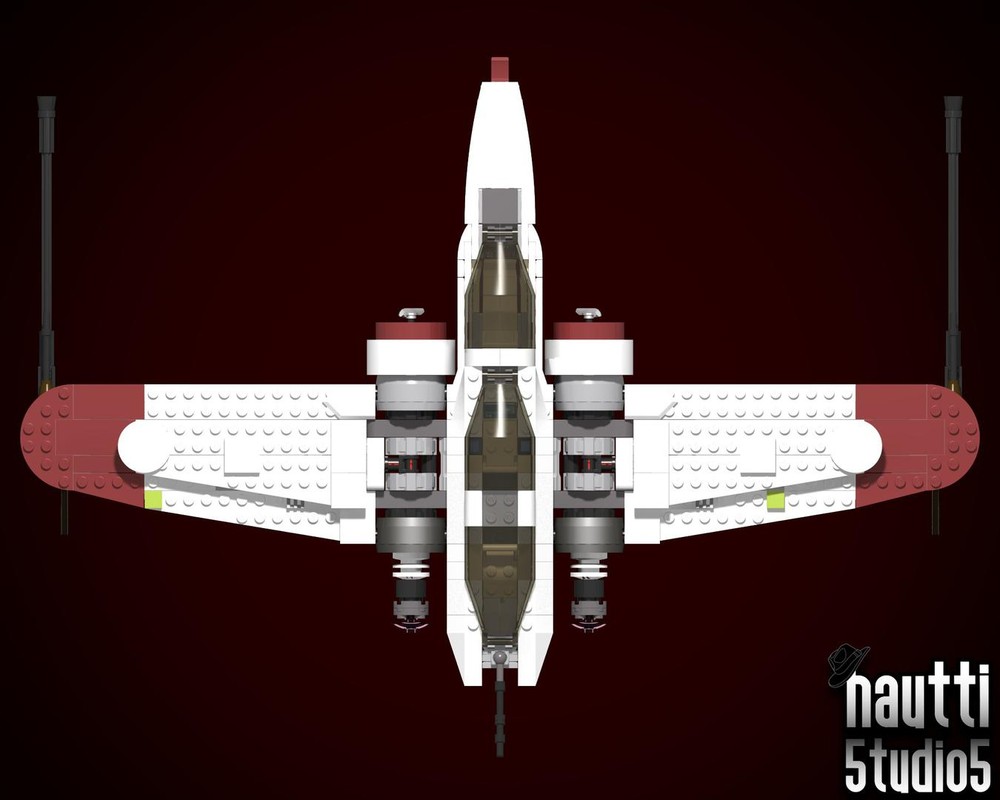 LEGO MOC ARC-170 (75402 wing upgrade) by hautti5 | Rebrickable - Build ...