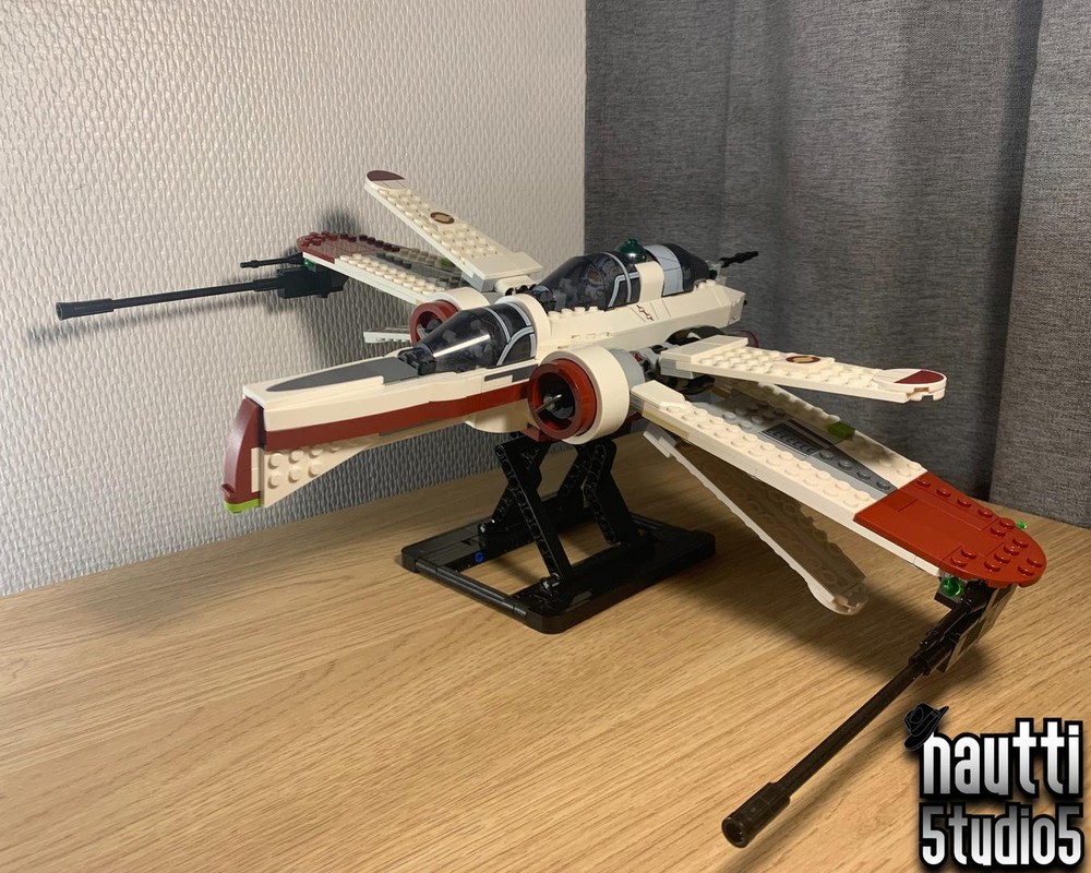 LEGO MOC ARC-170 (75402 wing upgrade) by hautti5 | Rebrickable - Build ...