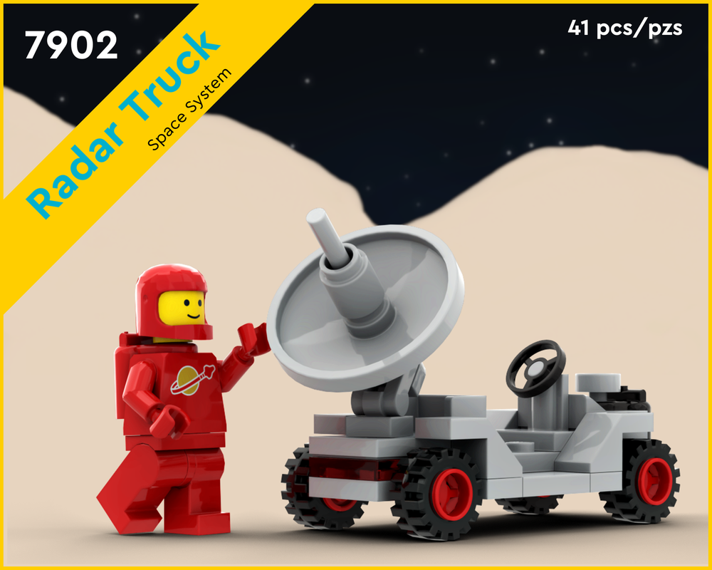 LEGO MOC Radar Truck by Tubi_Rock_V | Rebrickable - Build with LEGO