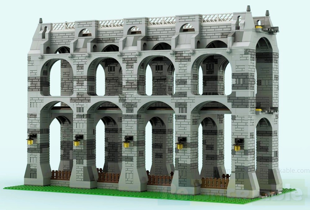 LEGO MOC Railway Bridge by Albox82 | Rebrickable - Build with LEGO