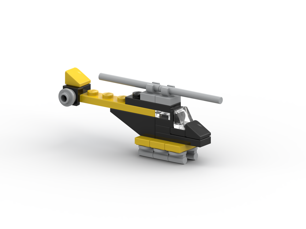 LEGO MOC Micro Scale - Black Thunder 5542 by Bricksota | Rebrickable - Build with LEGO