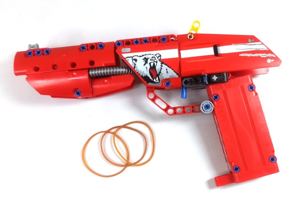 LEGO MOC Cyber Gun (shoots rubberband) by Yoshiny | Rebrickable - Build ...