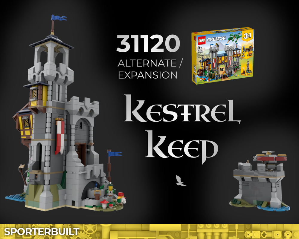 LEGO MOC Kestrel Keep by sporter | Rebrickable - Build with LEGO