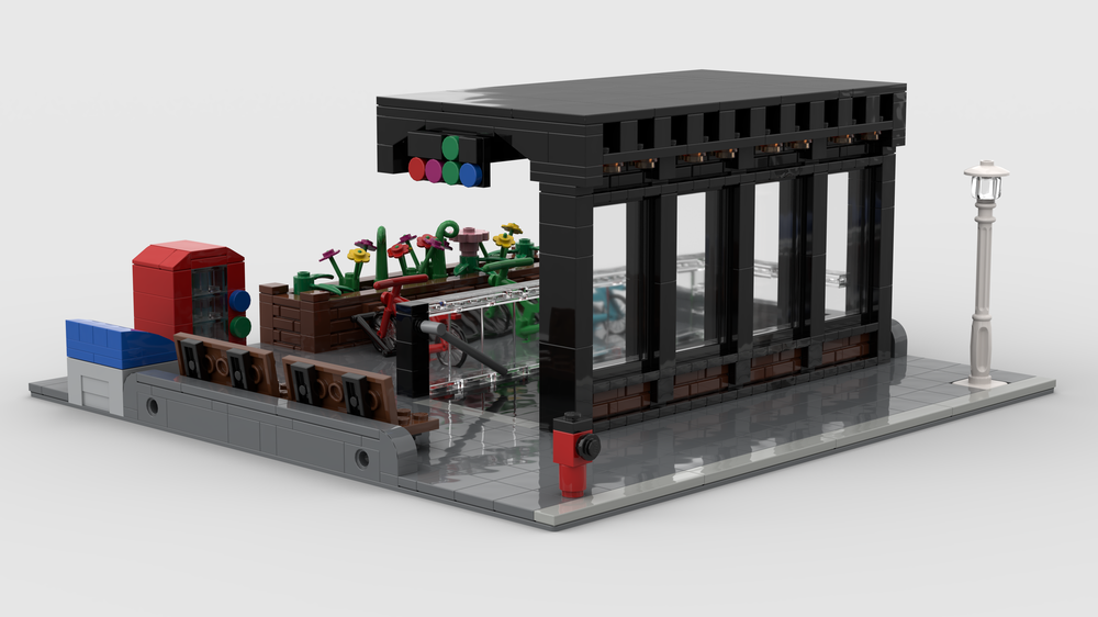 LEGO MOC Subway Entrance Modular 32x32 by Quczi142 | Rebrickable ...