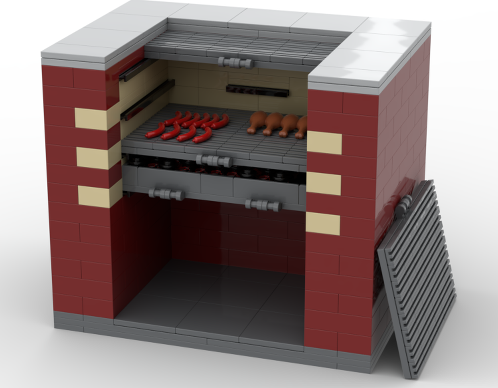 LEGO MOC BBQ Grill by alejoluis | Rebrickable - Build with LEGO