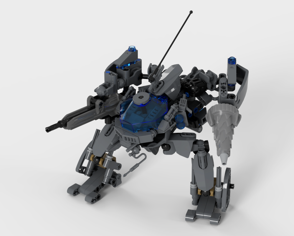 Lego Moc Titan Mech By Apachaihapachai Rebrickable Build With Lego