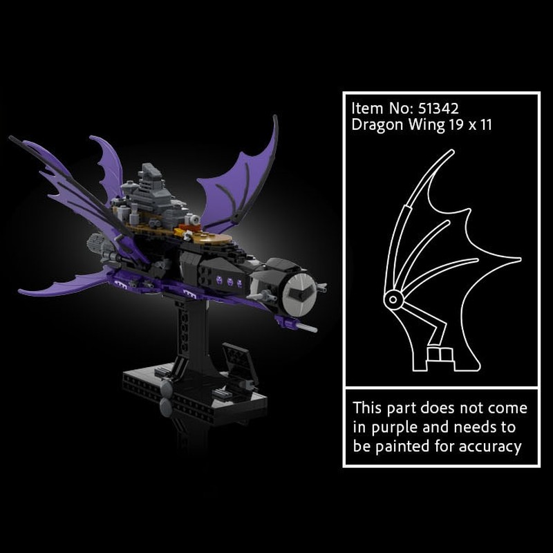 LEGO MOC-207042 The Halberd: Meta Knight's Battleship by OG Brick ...
