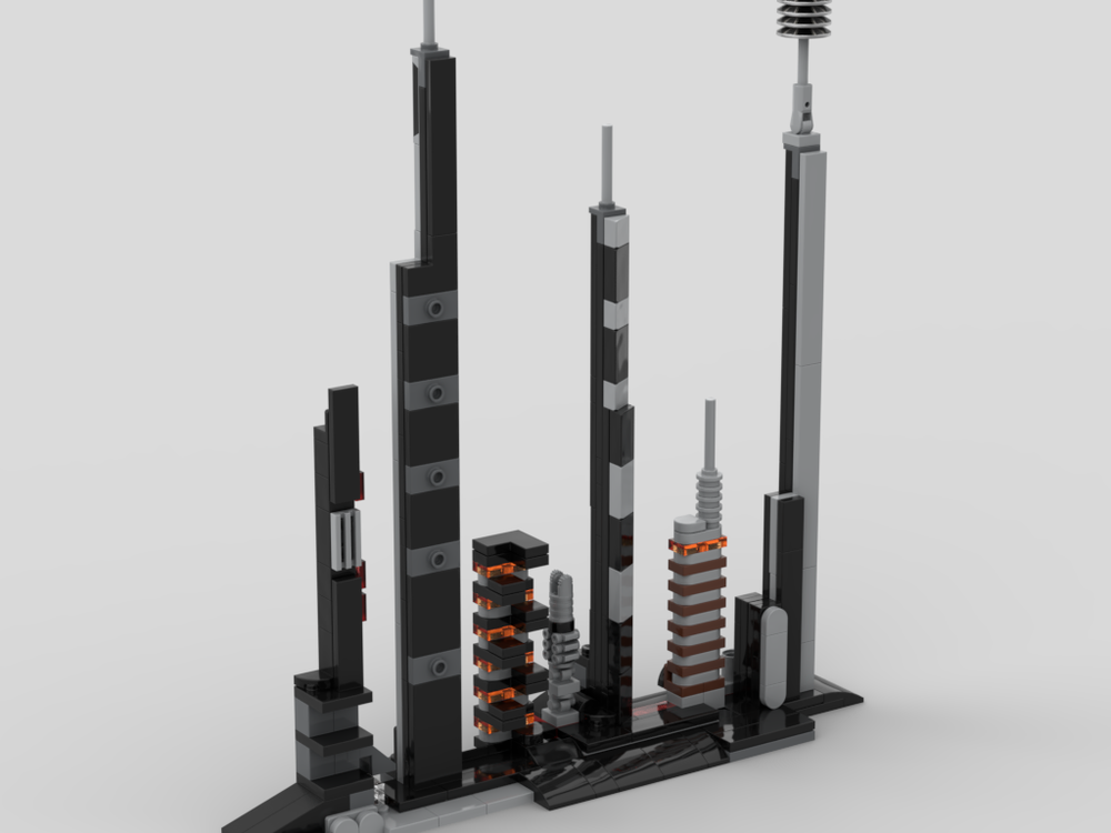 LEGO MOC 76912 - City Skyline by KlintIsztvud | Rebrickable - Build ...