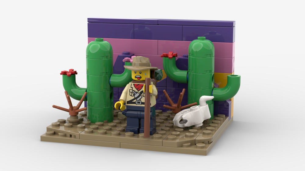 LEGO MOC Lost: A Desert Diorama by jlherbst77 | Rebrickable - Build ...
