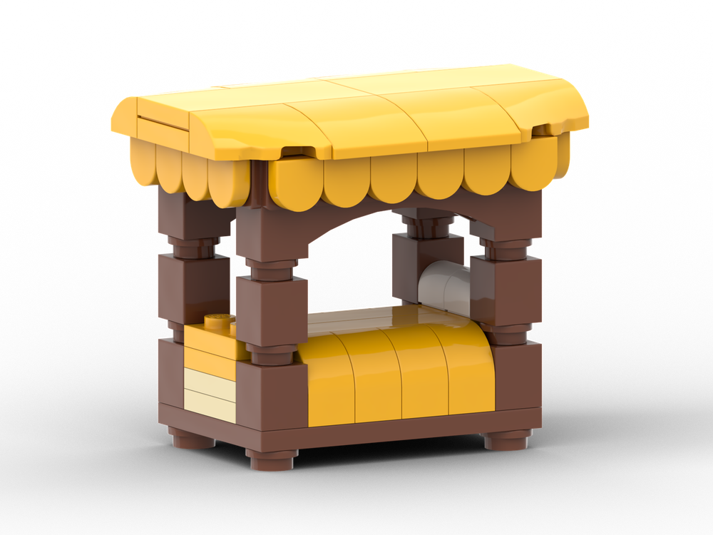 LEGO MOC Four Poster Bed by longjuansilver | Rebrickable - Build with LEGO