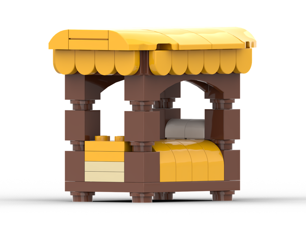 LEGO MOC Four Poster Bed by longjuansilver | Rebrickable - Build with LEGO