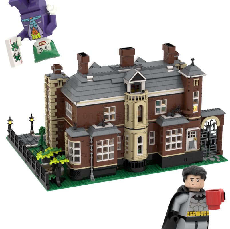 LEGO MOC Batcave & Wayne Manor - 76252 & 21330 Modular Building ...