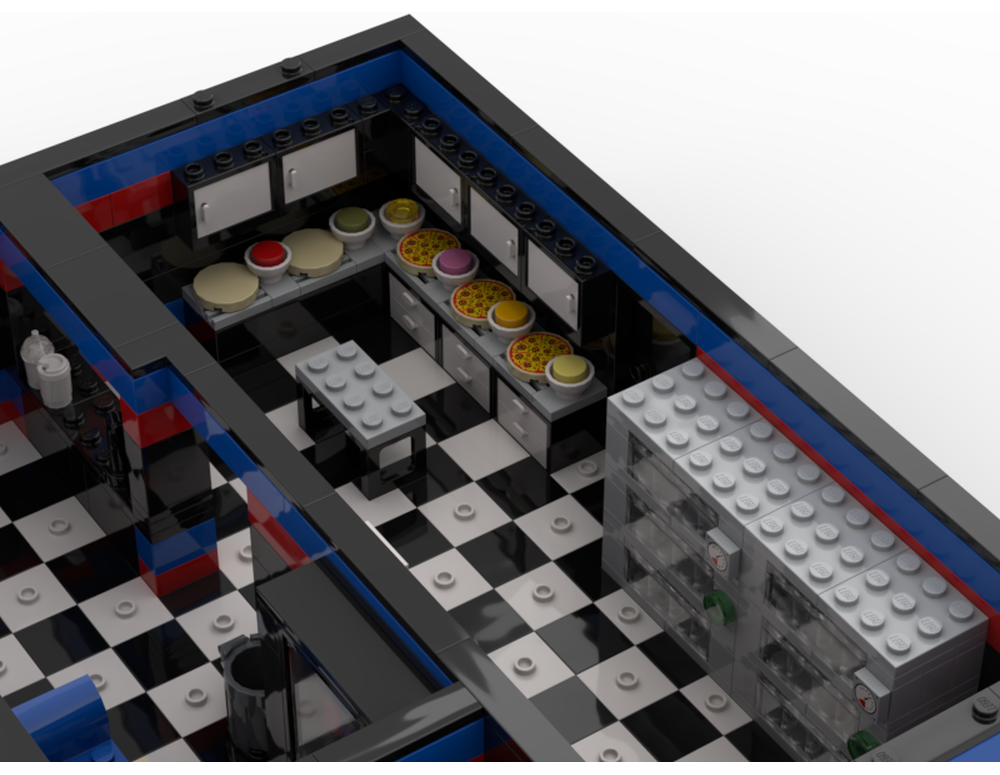 LEGO MOC-207081 Dominos Pizza by Smellybricks | Rebrickable - Build ...