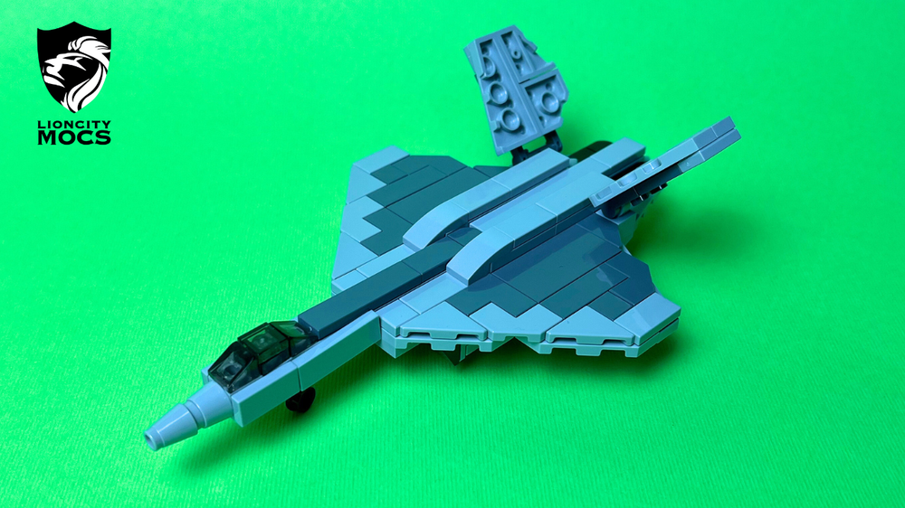 LEGO MOC YF-23 Lego Tutorial (1:120) by Lioncity Mocs | Rebrickable ...